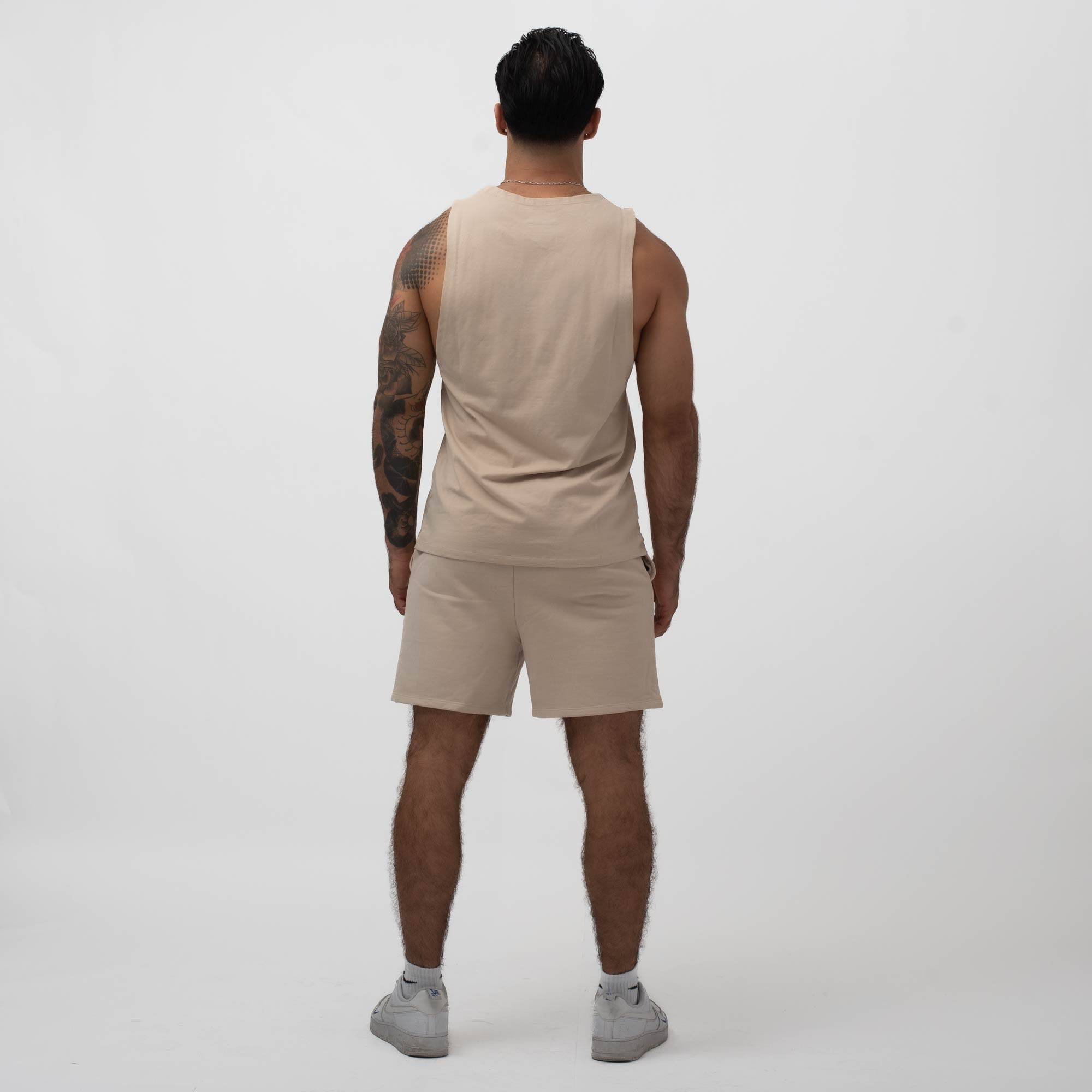 Essential 5" Sweat Shorts Sand – STORM Active